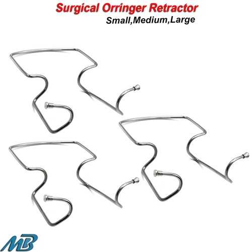 Surgical Orringer Lip Cheek Retractors Self Dental Retaining Metal Wire ...