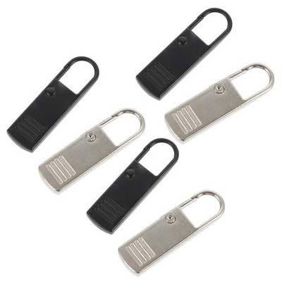 6 Pcs Zipper Repair Kit Detachable Pull Tab Backpack Replacement | eBay