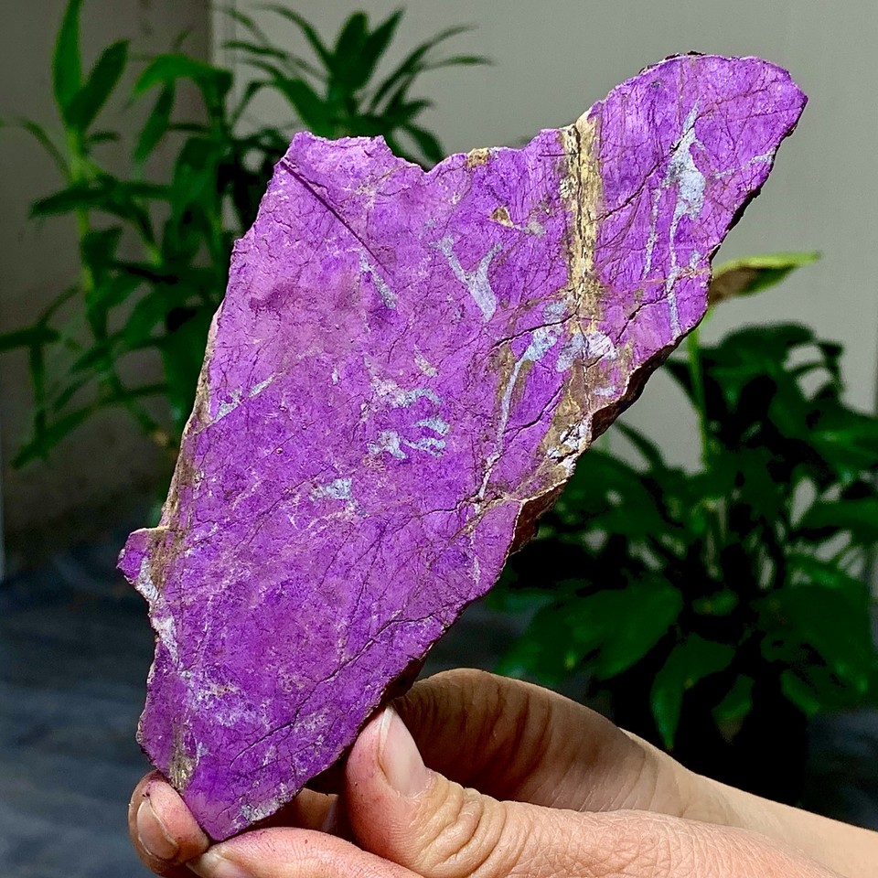 163G Natural dream Purple purpurite slab Mineral Specimen Healing from ...