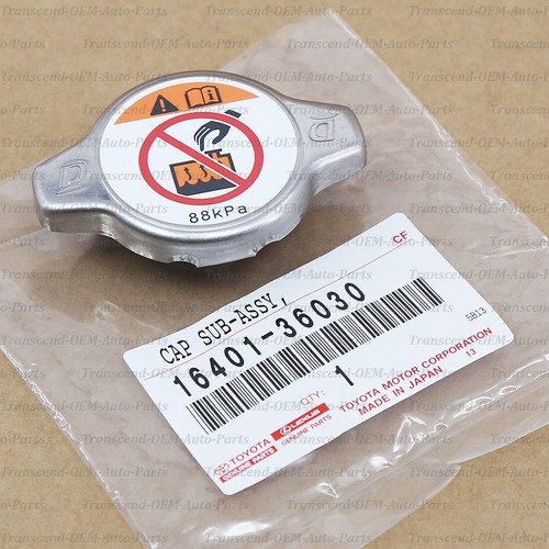 16401-36030 GENUINE OEM COOLANT RESERVOIR TANK RADIATOR CAP for TOYOTA ...