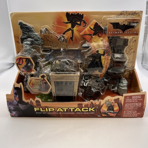 Batman Begins Flip Attack Stunt Playset 2005 Mattel new | eBay