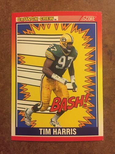 Tim Harris 555 Crunch Crew Score 1990 NFL Football Trading Card | eBay