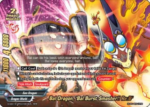 BFE S-SS01A-SP03/0003EN RRR Bal Dragon, "Bal Burst Smasher!! Re:B" S ...