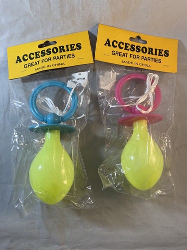 Jumbo Pink Blue Pacifier Costume Prop Baby Costume Adult | eBay