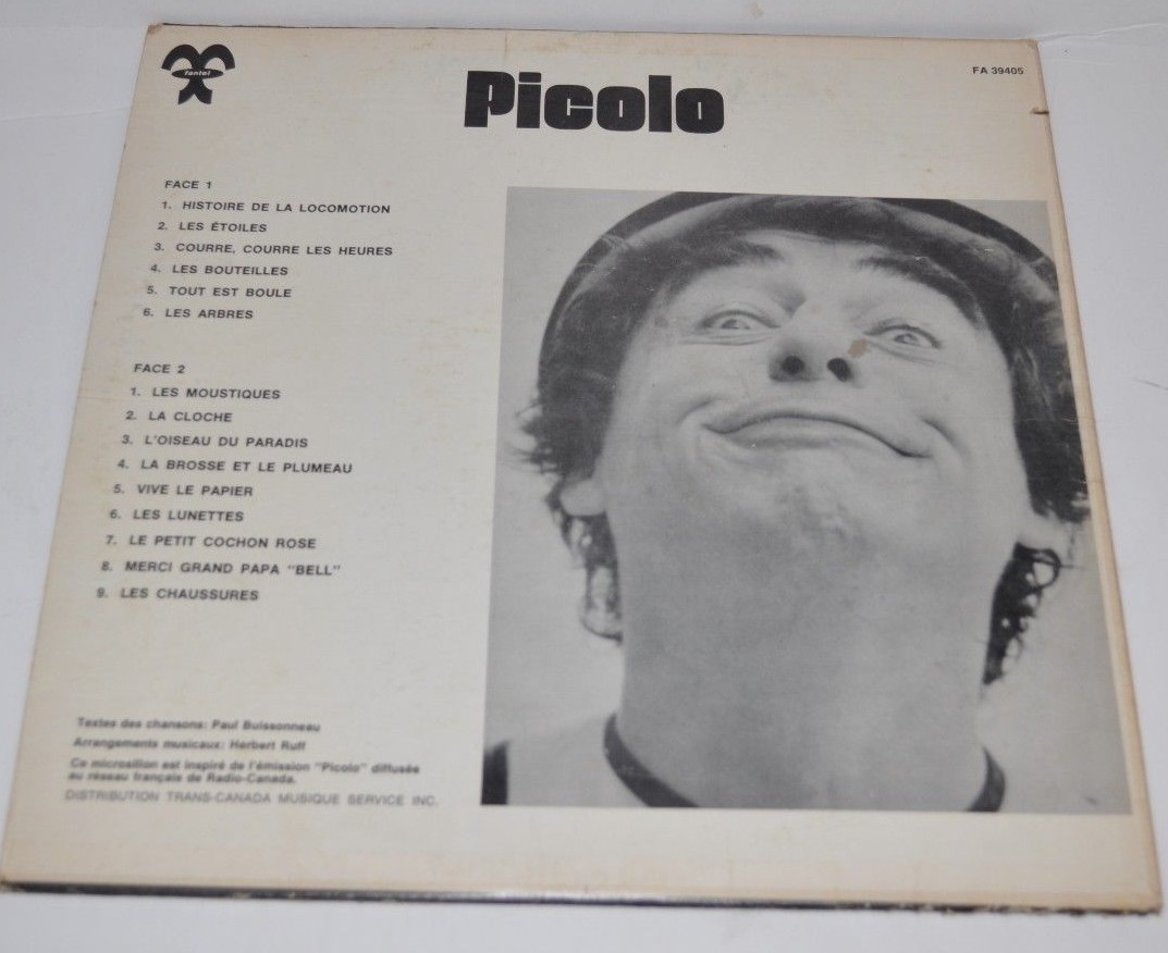 HEY! PICOLO LP Record Quebec Comedy - Children - Paul Buissonneau | eBay