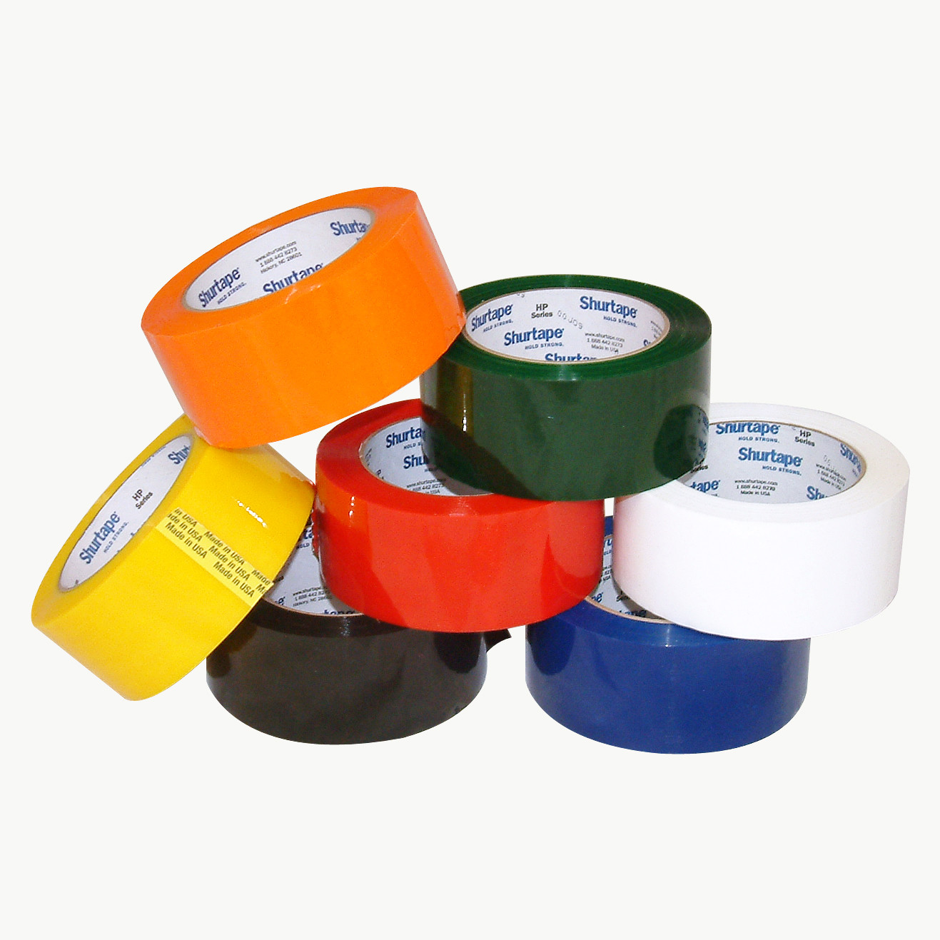 Shurtape HP-200C Colored Packaging Tape: 2 in. x 110 yds. (Orange) | eBay