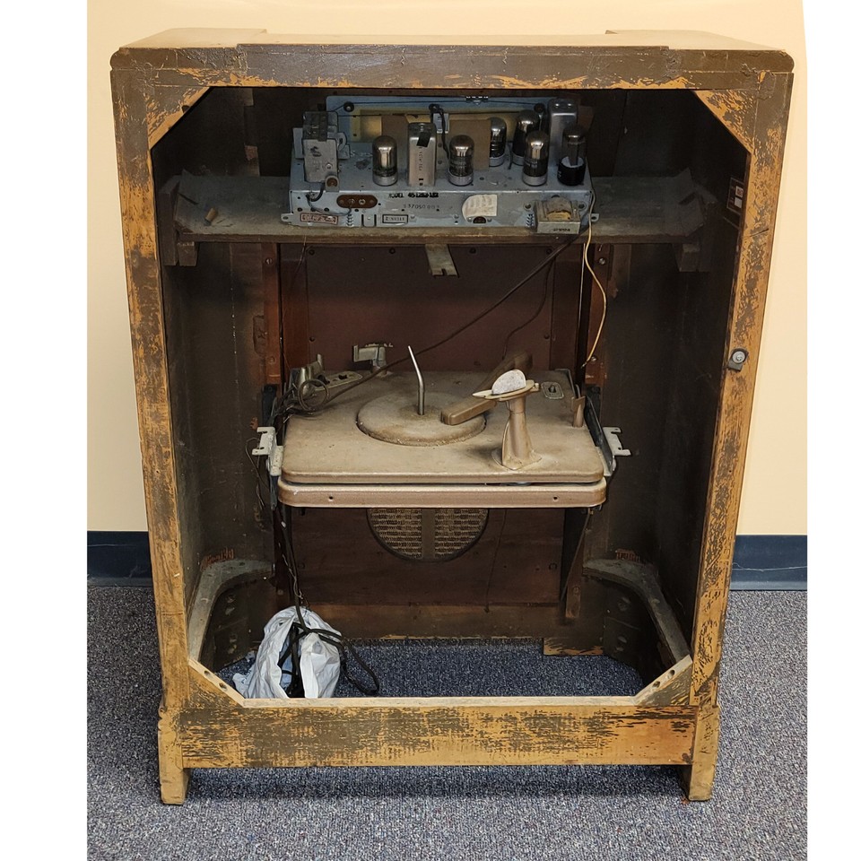 PHILCO Record Phonograph Console Vintage Wood Cabinet model 48-1262 ...