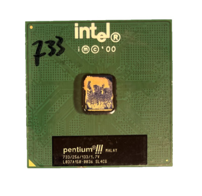 Intel SL4CG Pentium III 733mhz/256kb/133mhz FSB Socket 370 CPU ...