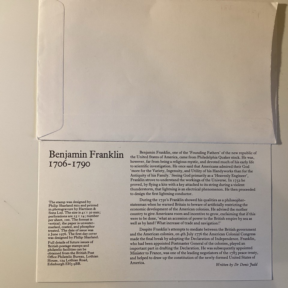 First Day Cover 1976 - 200 Years Of American Independence | eBay UK