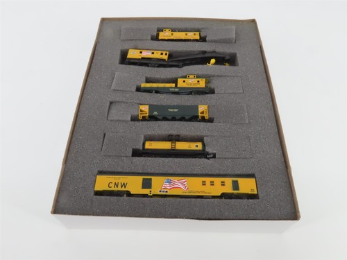 N TR Shops CNW Chicago Northwestern Maintenance 6-Car Trains Set Pro ...