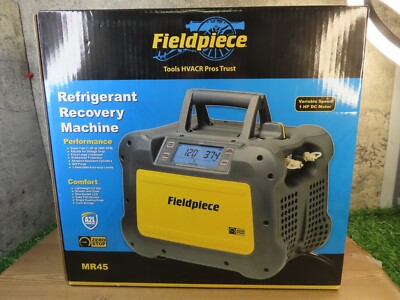 FIELDPIECE (MR45) DIGITAL REFRIGERANT RECOVERY MACHINE - NEW ...