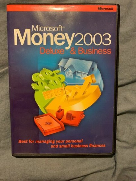 Microsoft Money 2003 Deluxe for 98 / 2000 / Me or XP for sale online | eBay