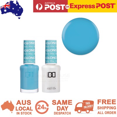 DND 436 Baby Blue - Daisy Collection Nail Gel & Polish Duo 15ml | eBay