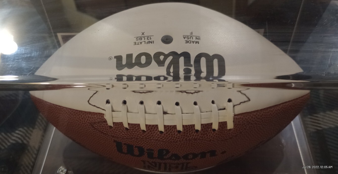 Reggie White Signed Official Wilson NFL Leather Football Green Bay ...