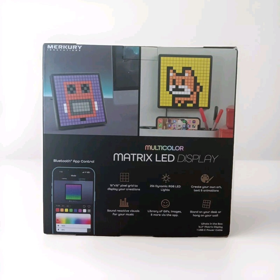 Multicolor Matrix LED Display Bluetooth App Control | eBay