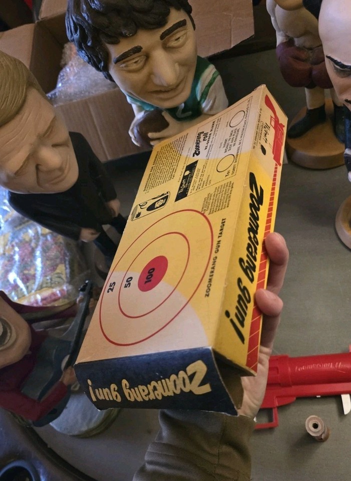Vintage Bang Zoomerang Toy Gun Target Game in Box 50s-60s Shot BANG ...
