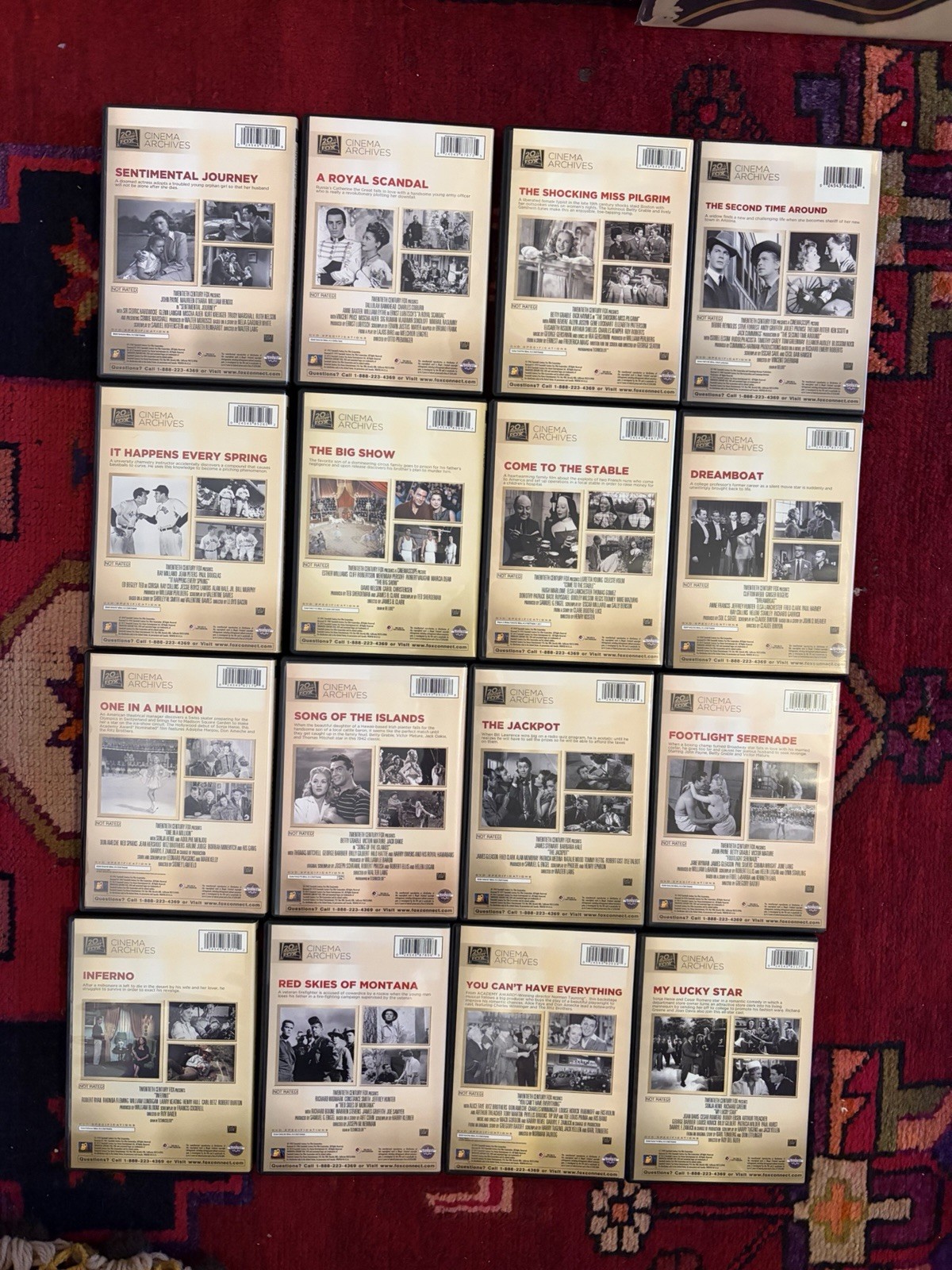 20th Century Fox Cinema Archieves Dvd Lot of 32 Early Cinema Film ...
