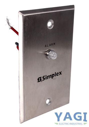 Simplex 2098-9808 Remote LED Alarm Indicator Red Status Single Gang ...