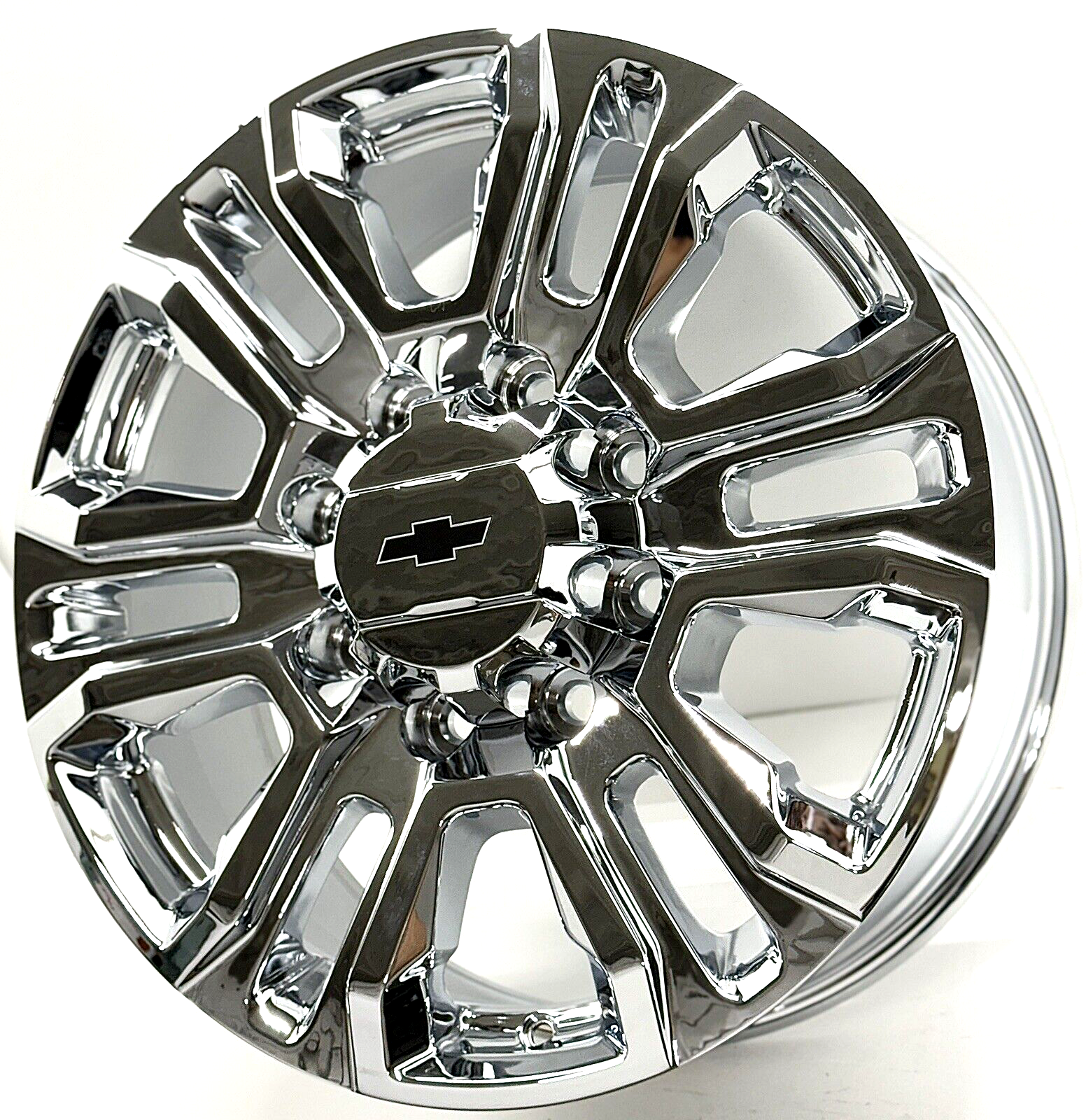 20" Chrome OE Replica 5957 Wheels fits 1999 2010 Chevy Silverado 2500 ...