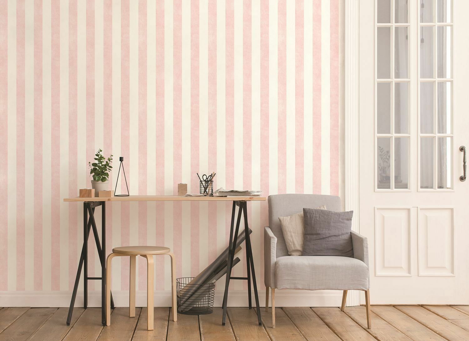 Essener Tapete Simply Stripes 3 ST36934 lindgrün Streifen gestreift ...