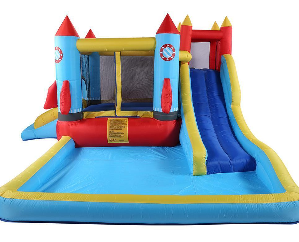 Inflatable Bounce House Large Jumper Castle Slide Bouncer Commercial w ...