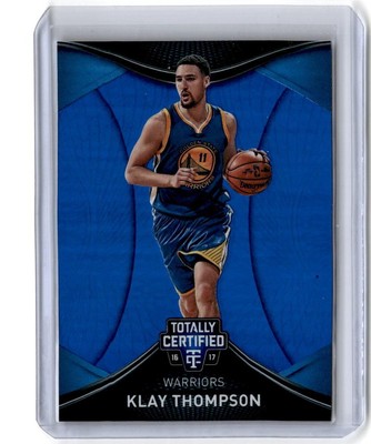 2016-17 Panini Totally Certified #24 Klay Thompson Blue SN #/99 | eBay