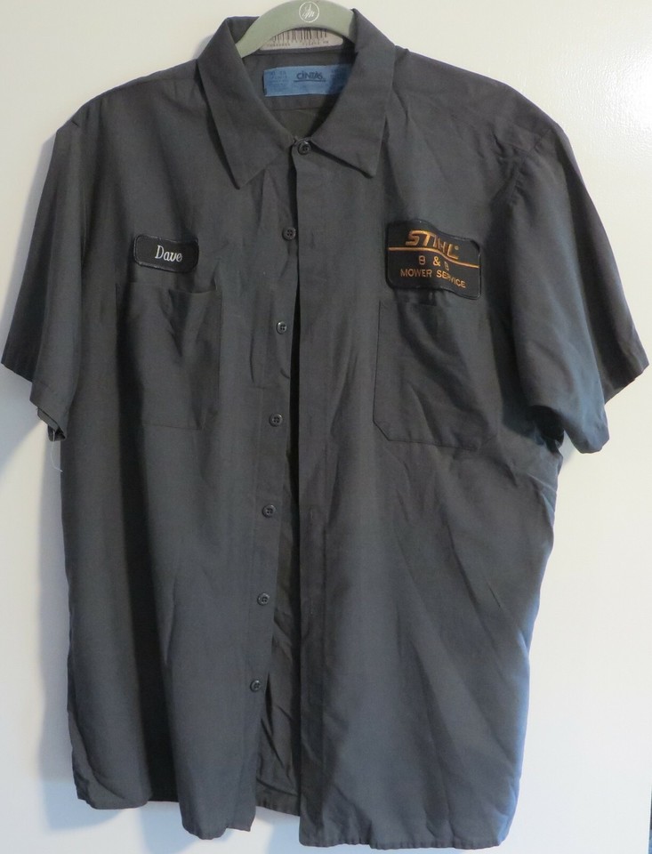 Used Uniform Work Shirts Red Kap Cintas Unifirst Mechanics | eBay