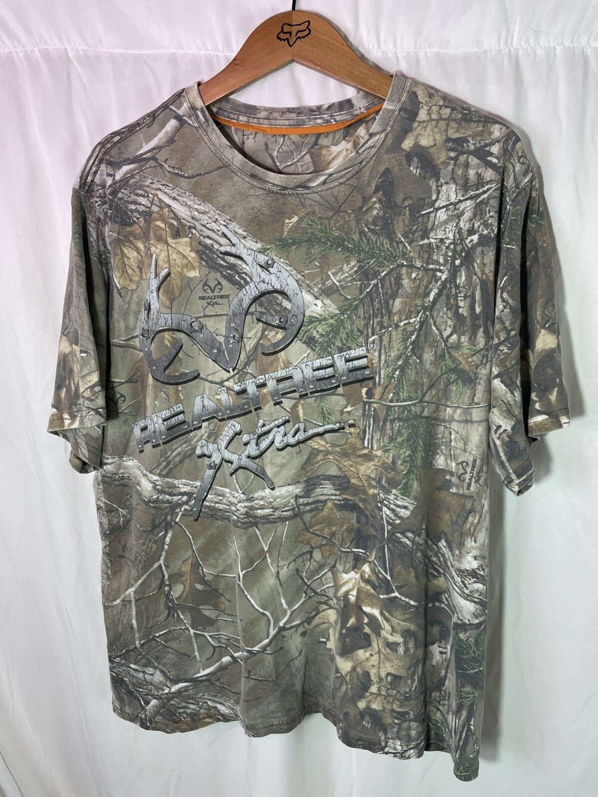 Realtree Cano Graphic Shirt Size XL Cracked Graphic Camo Shirt Realtree ...