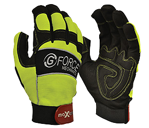 Maxisafe Gloves -G-Force HiVis Mechanics Glove Large | GMY277-10 | eBay ...