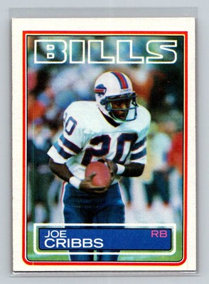 1983 Topps #223 Joe Cribbs Buffalo Bills Football Card | eBay