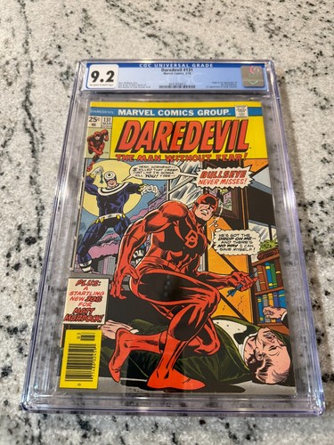 Daredevil # 131 CGC Graded 9.2 Marvel Comic Book 1st Bullseye ...