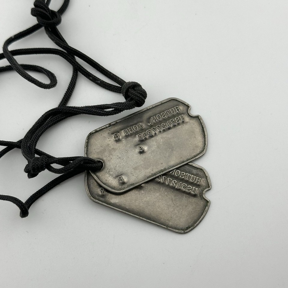 Vintage Military Dog Tag Notched Set Authentic WWII Korean War Tags | eBay
