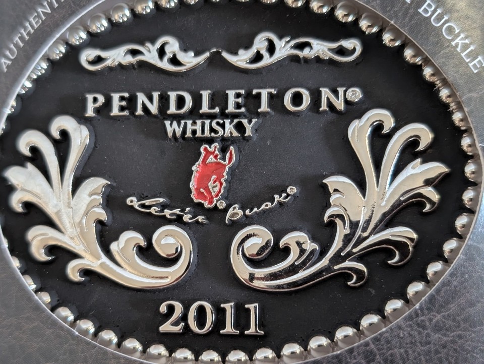 Pendleton Whisky Let er Buck Promo Belt Buckle 2023 Montana ...