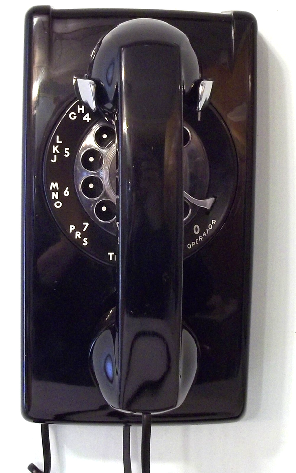 Vintage Western Electric Bell System Wall Telephone Restored, Works ...