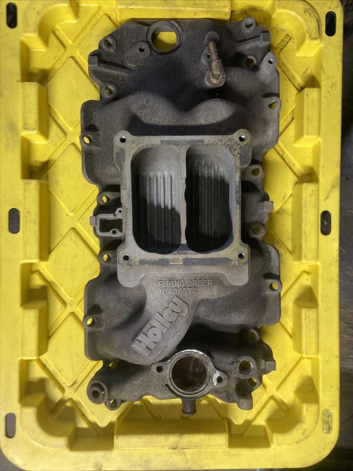 BBC CHEVY HOLLEY STREET DOMINATOR INTAKE 701R-46B Big Oval Dominator ...