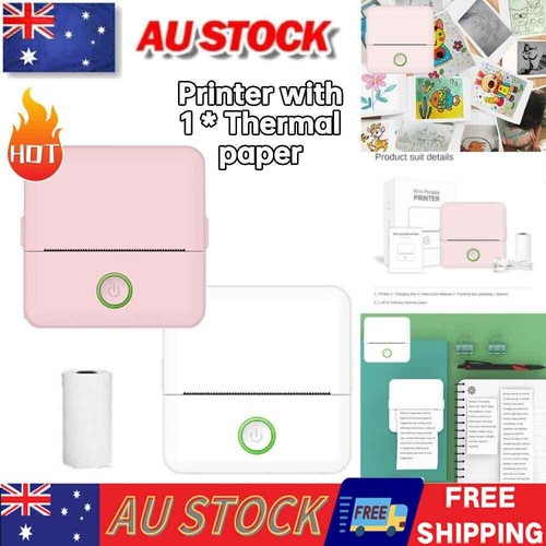 Doodle Dash Printer, Notebuddy Mini Portable Printer Bluetooth Pink White Gifts | eBay