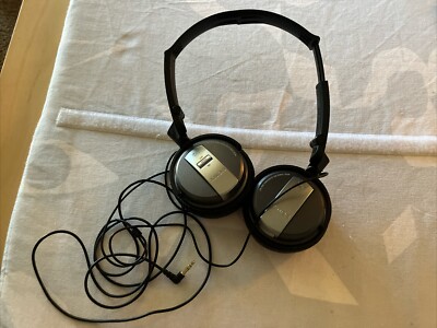 Sony Noise Canceling MDR-NC7 Headphones - Black | eBay