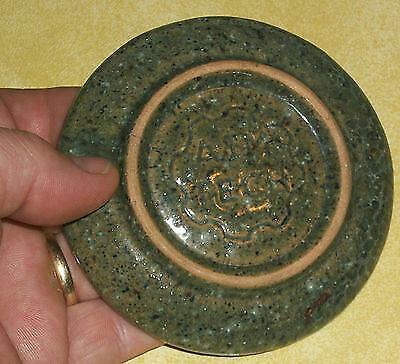 VTG POTTERY DISH OKLAHOMA A&M TECH BUCKING BRONCO HORSE COWBOY ROUND UP ...