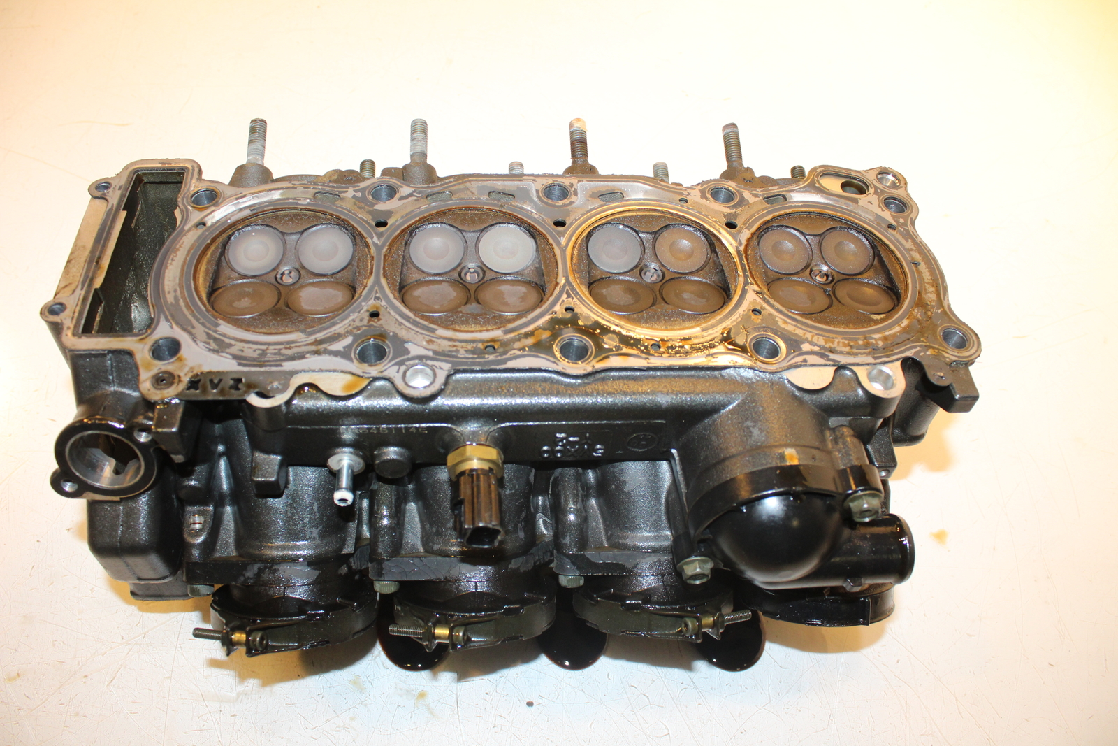 2007 Yamaha FZ6 Engine Top End Cylinder Head Valves 1B3-11101-01-00 | eBay