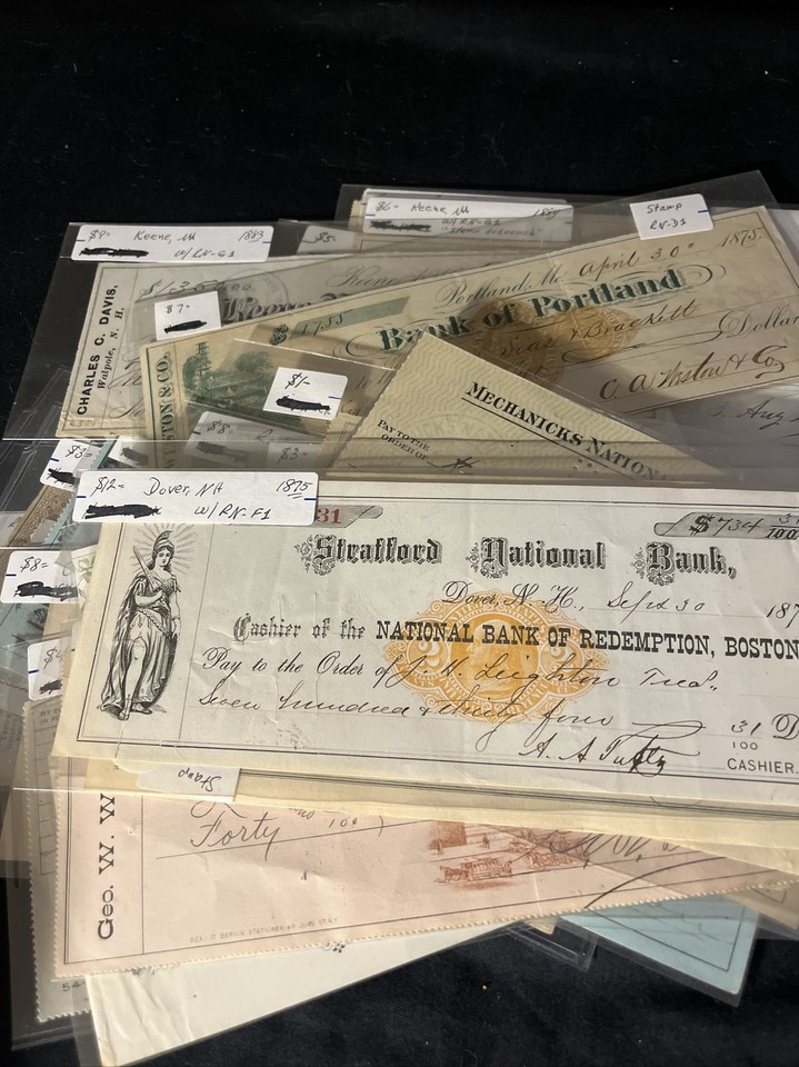 vintage bank check | eBay