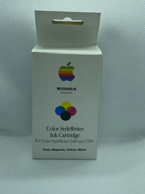 Sealed Apple Color StyleWriter CMYK Ink Cartridge M3328G/A 2400/2500 ...