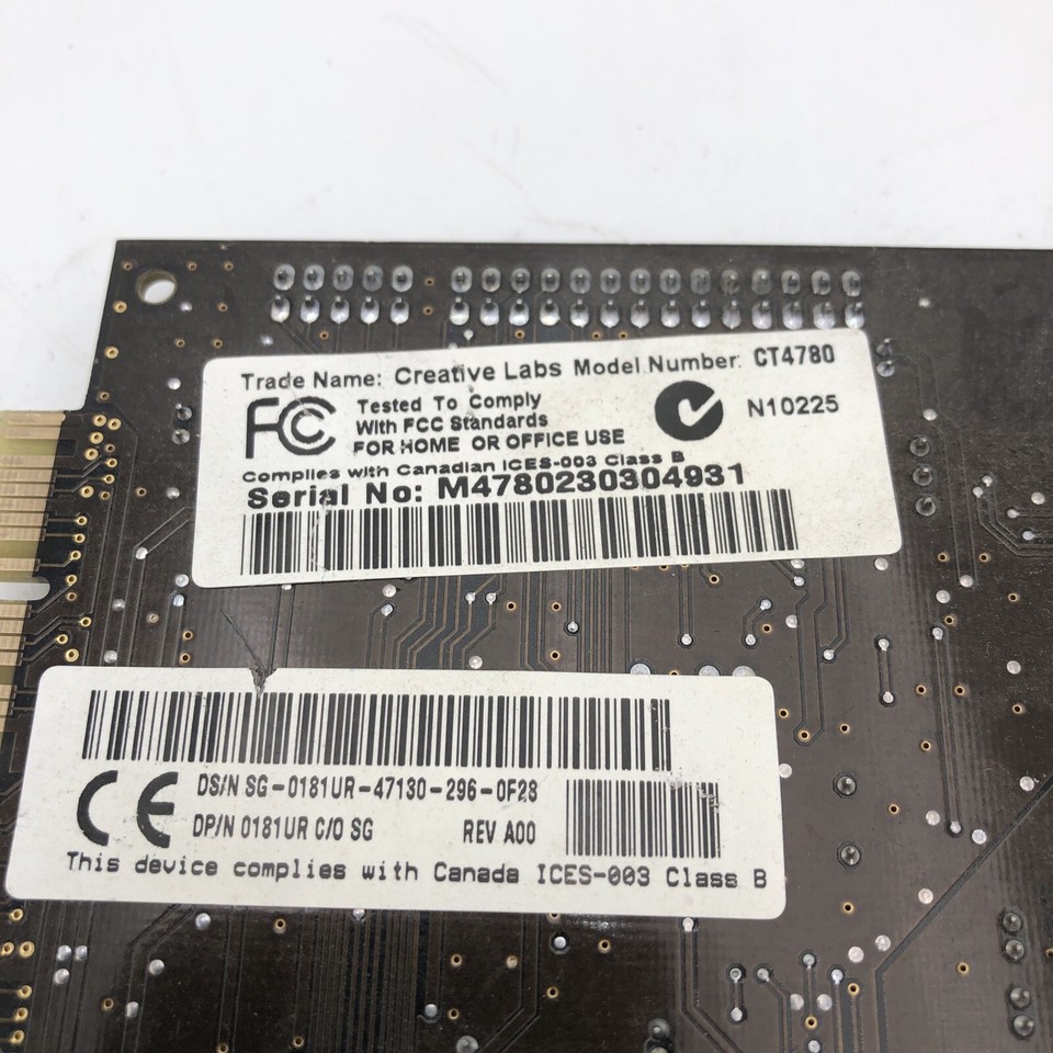 LOT OF 2 Creative Sound Blaster Live! PCI (CT4780) Sound Card READ A | eBay