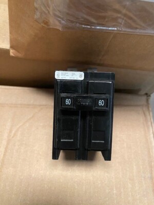 EATON BAB2060 CUTLER HAMMER DOUBLE 60AMP 240V BOLT ON CIRCUIT BREAKER ...