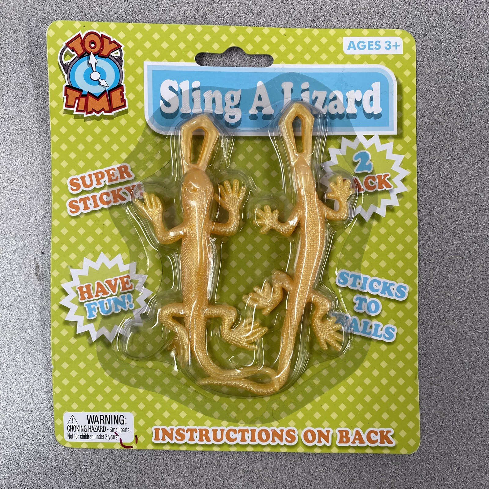 Sling A Lizard Yellow Novelty Toys Kids Party Favours Boys Girls Gift ...