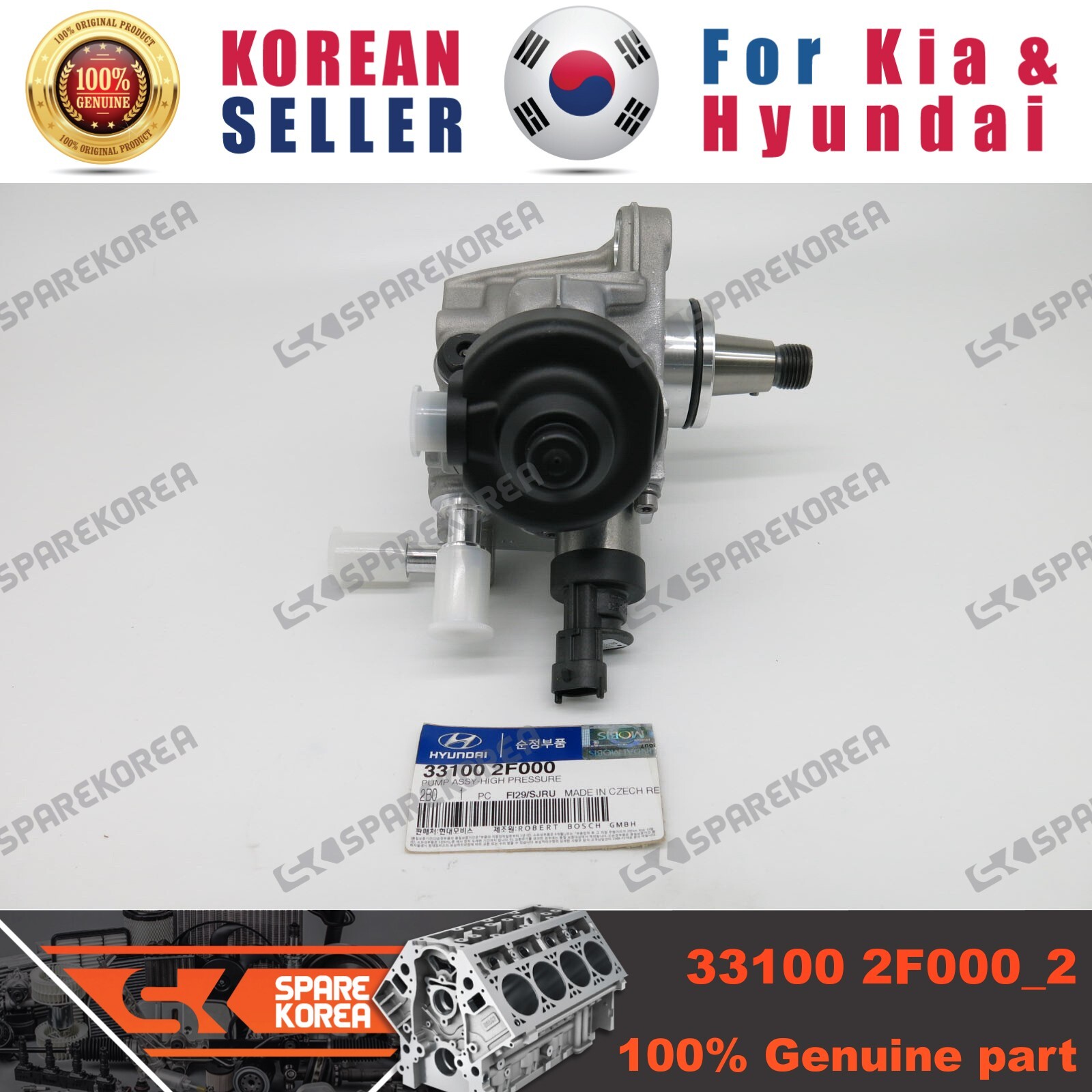 Genuine/OEM 331002F000 PUMP ASSY-HIGH PRESSURE for Kia Sorento R | eBay