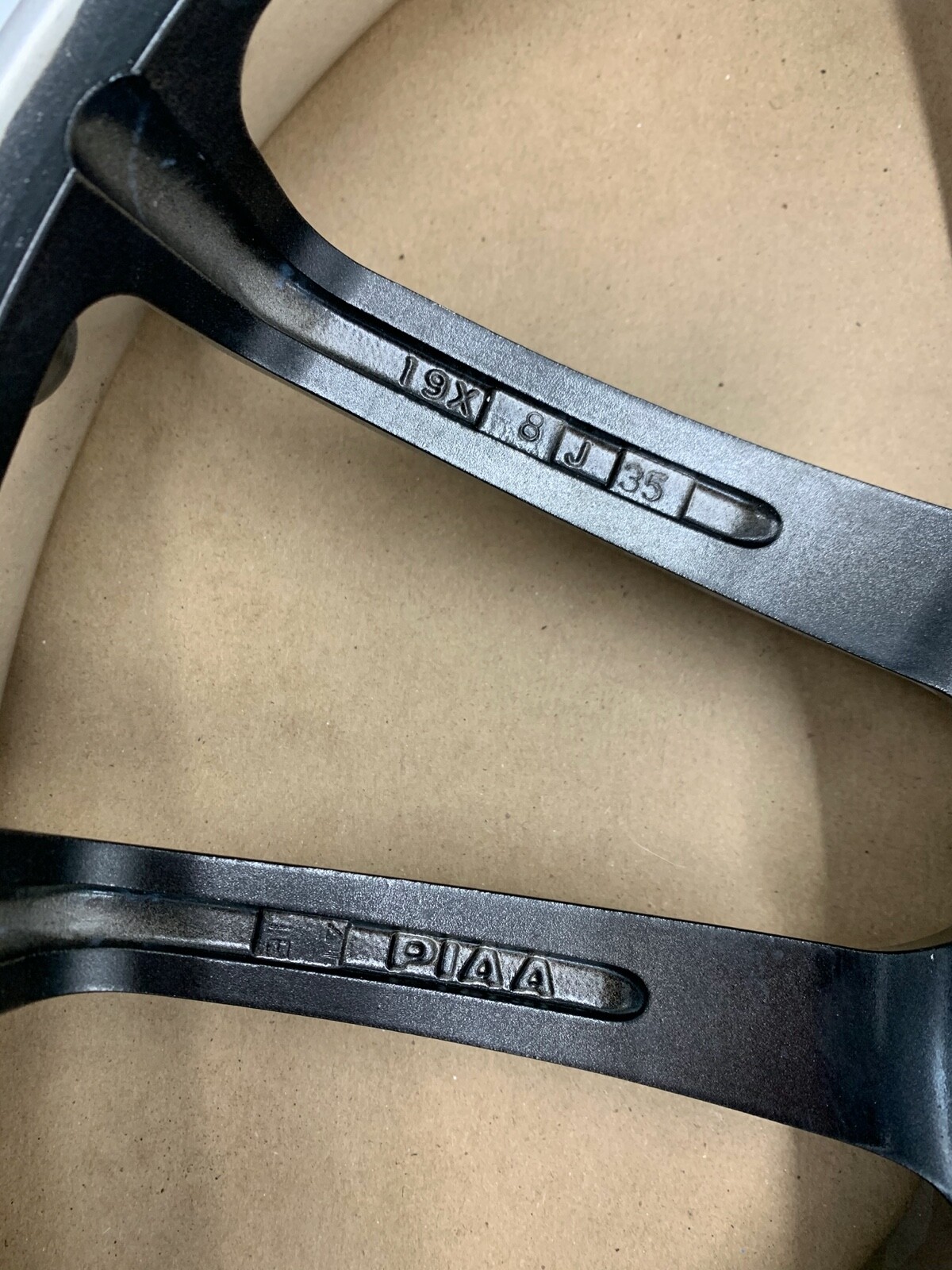 19" PIAA Racing Wheel Rim | 5x112 | 35 Offset | Two Piece | Hyper Black ...