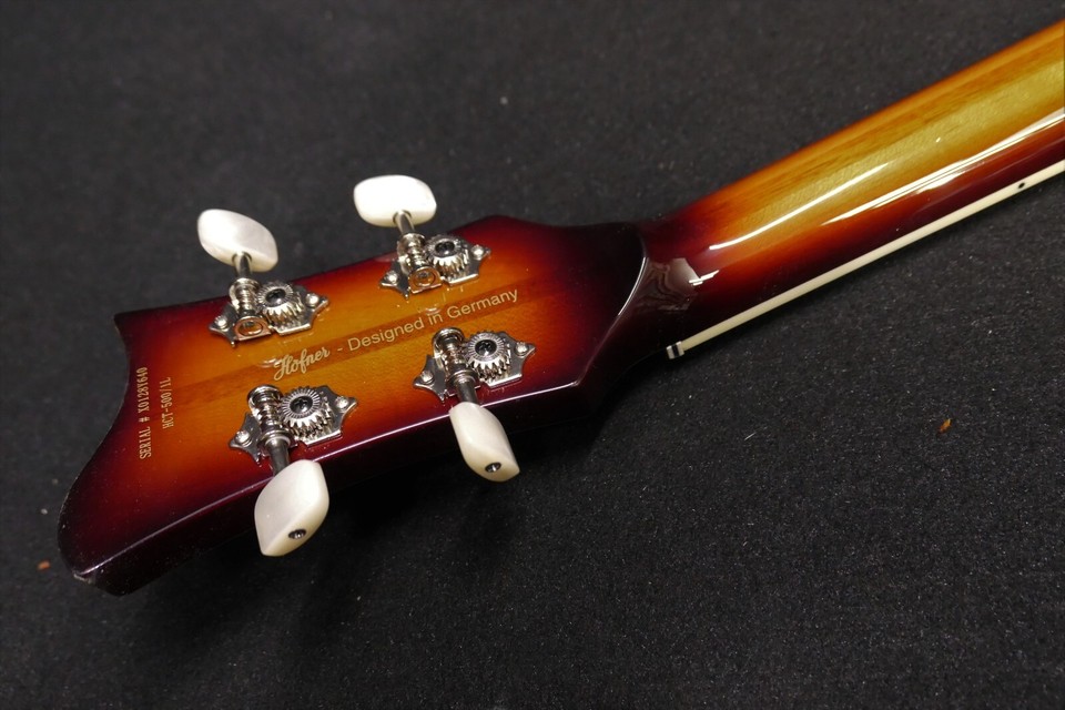 Hofner HCT-500/1L-SB BEATLE BASS Left Handed GERMAN CONTROLS ...