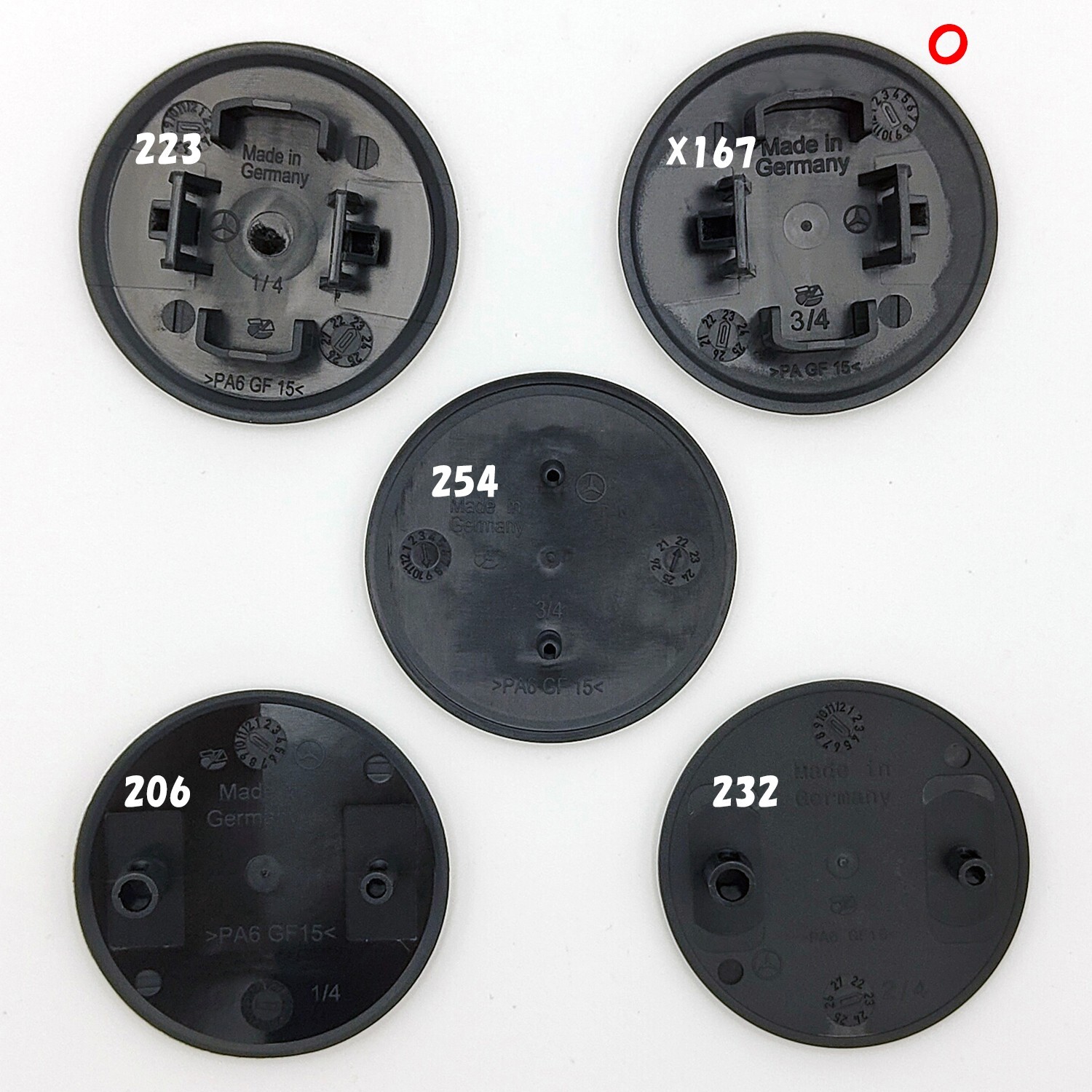 Genuine Mercedes-AMG Affalterbach X167 Engine Hood Emblem / Badge ...