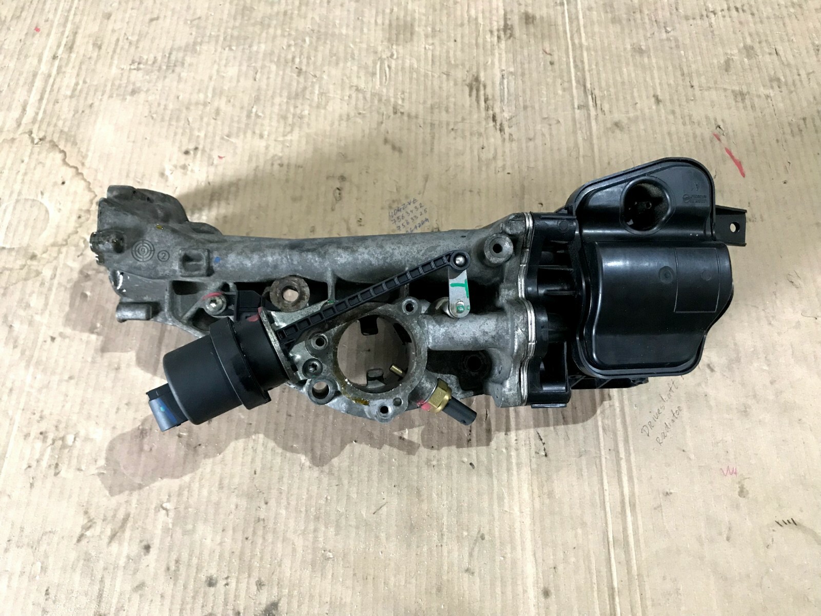 VAUXHALL ASTRA J INSIGNIA 2.0 CDTI EGR VALVE COOLER GM 55577443 ...