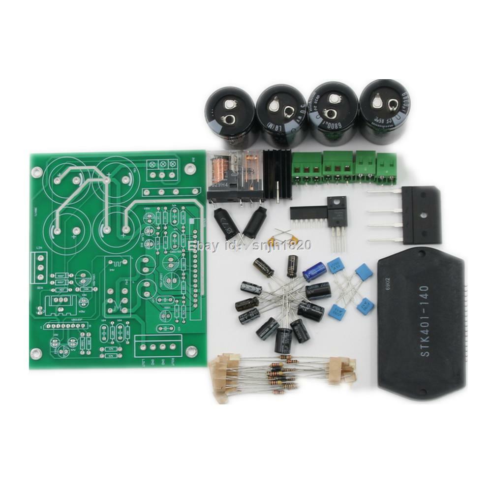 Hifi STK401-140/110 stereo AMP High power 120W *2/ 70W *2 amplifier ...